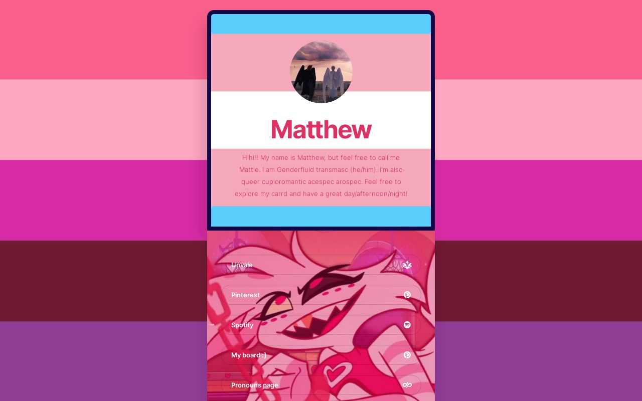 Mattie's Carrd